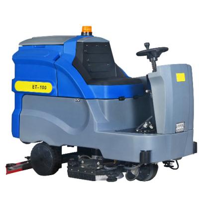 China ET-100\Battery powered Electric floor cleaning machine mini floor scrubber dual brush floor scrubber machine Te koop