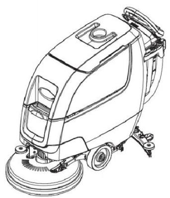 Cina T-300\Hotel Propane Floor Scrubber Cleaner Equipment For Heavy Duty Cleaning in vendita