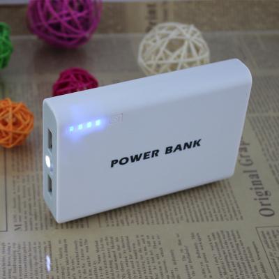 China Power bank charger 7800mah for mobile phones tablets MP3 with LED torch at bottom price for sale