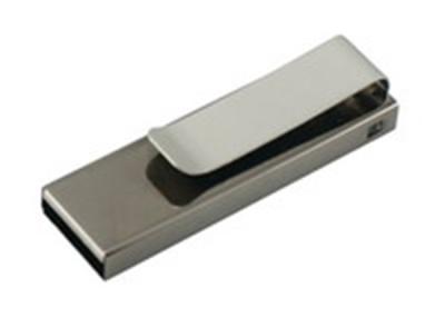 China Mini metal clip USB flash drive with free engraved logo 32GB for business for sale
