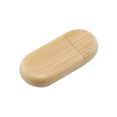 China Hot selling bamboo USB drive with free keyring 32Gb best price for sale