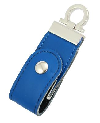 China Hot selling leather USB with free keyring in different colors 16GB best cheapest price for sale