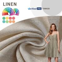 Quality Factory Wholesale Custom Cheap Price Viscose Organic Linen Fabric Natural Eco for sale