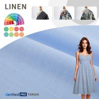 Quality Cotton Fabric With Slub Fashion High Quality Breathable Cloth Women's Clothing for sale