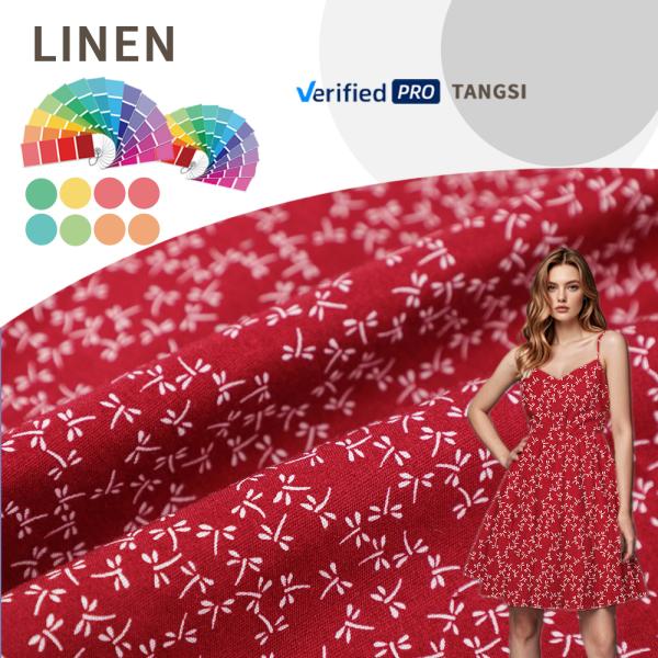 Quality Chinese Factory Wholesale New Pattern Print Fabric Women's Clothing Factory Direct Sales 97%Cotton 3%SP for Womens Clothing for sale