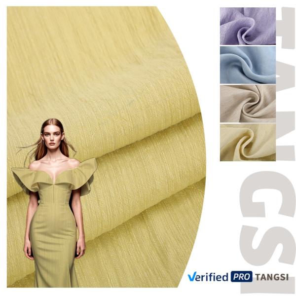 Quality Top Fashionable Pure Color Nylon Viscose Fabric Chinese Factory High Fastness Soft Hand Feel Woven Technique for Dresses Plain for sale
