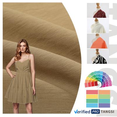 China Eco Friendly Organic Customized Solid Tencel Rayon NY Nylon Lyocell Linen 24/72/4  Fabric for sale