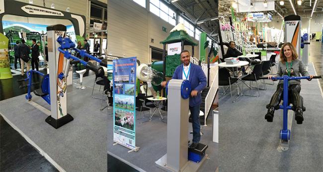 New TUV Outdoor Body-Building Equipment for Exercising Leg Air Walker