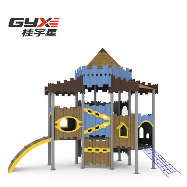 Outdoor Playground Slide for Kids in The Amusement Park