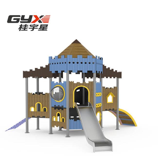 Outdoor Playground Slide for Kids in The Amusement Park