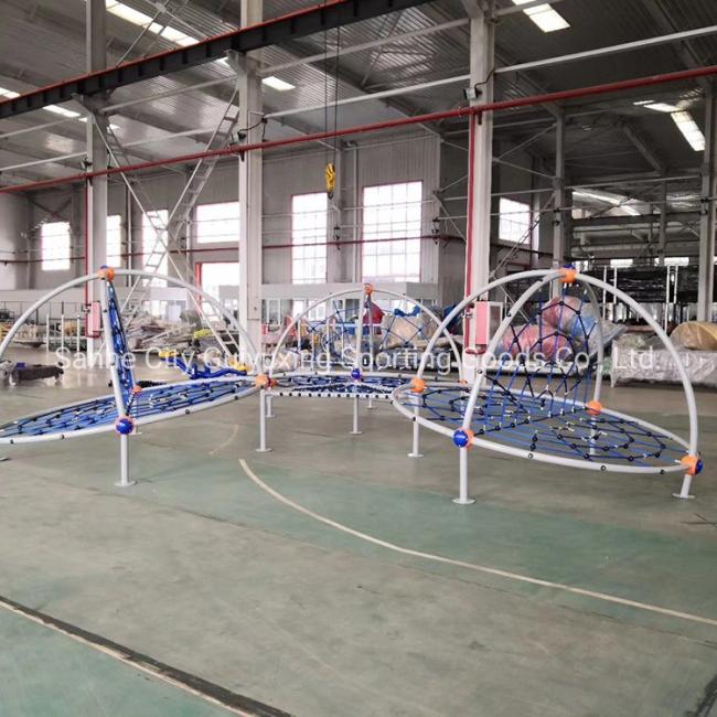 Popular Attractive Kid&prime;s Climbing Rope Obstacle Course Adventure Playground Equipment