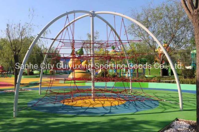 Popular Attractive Kid&prime;s Climbing Rope Obstacle Course Adventure Playground Equipment