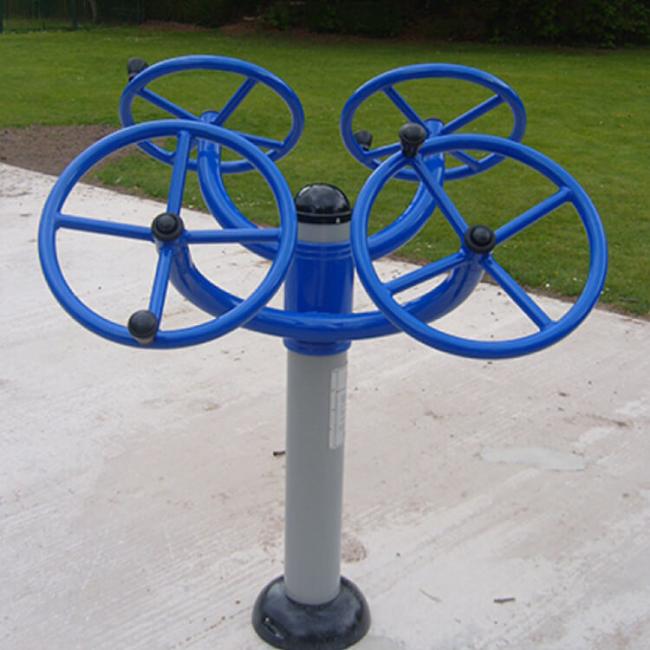 Outdoor Arm Bike and Strength Trainer Handicapped Fitness Equipment Gym