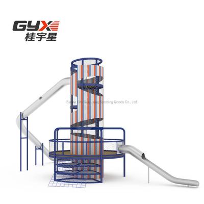 GYX-E03 Outdoor Playground Slide for Children 7750×7600mm with Weather-Resistant Coating