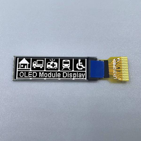 Quality 0.87 Inch Monochrome OLED Display Industrial Grade 14 Pin IIC 128x32 SSD1312 for sale