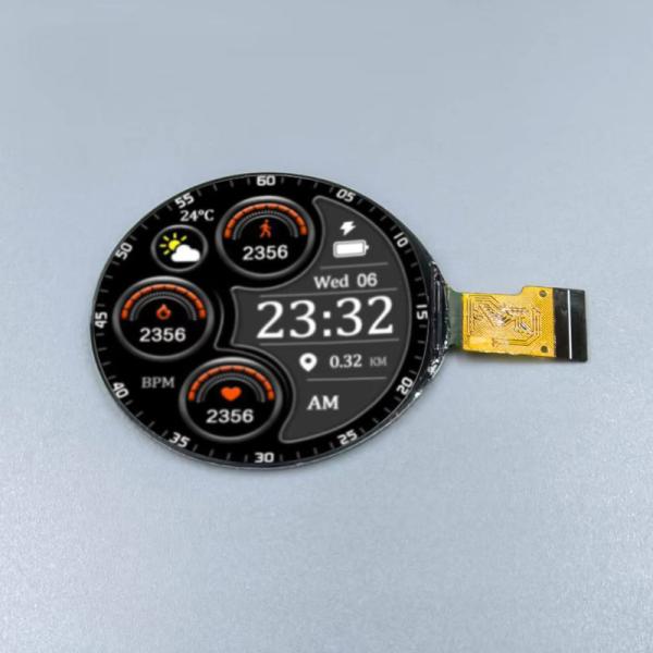 Quality 1.8 Inch Round IPS Display Circle Lcd Display 360*360 Driver IC JD9855A 16PIN for sale
