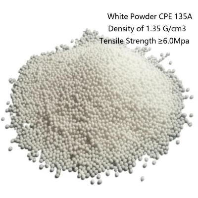 China White Powder CPE 135A with Density of 1.35 G/cm3 and Tensile Strength ≥6.0Mpa for sale