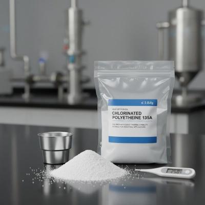 China Heat Of Fusion Less Than Or Equal To 2.0Jg Chlorinated Polyethylene 135A Polymer With Good Thermal Stability Suitable For Industrial Applications for sale