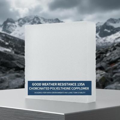 China Good Weather Resistance 135A Chlorinated Polyethylene Copolymer Designed for Harsh Environments and Long Term Stability for sale