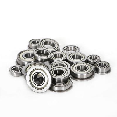 China MF83K 3*8*2.5 mm MF83 Open Flange Toy Gearbox Single Row Deep Groove Ball Bearing 2RS Seals Oil Made Bearing Steel for sale