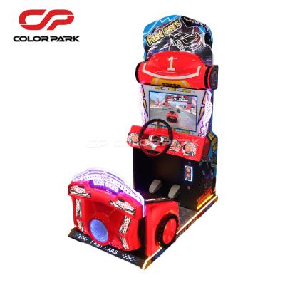 China Certificado CE Máquina de jogos de corrida de arcade para crianças com função de moeda para entretenimento interior à venda