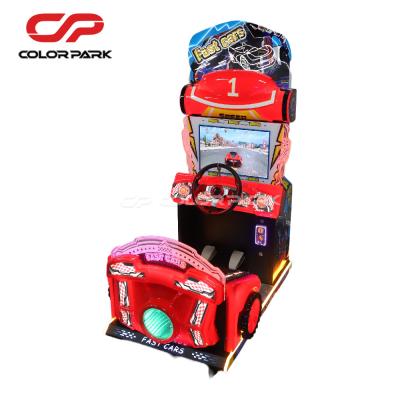China Certificado CE Máquina de jogos de corrida de arcade para crianças com função de moeda para entretenimento interior à venda