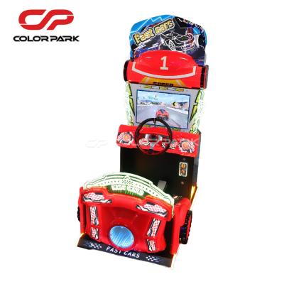 China Certificado CE Máquina de jogos de corrida de arcade para crianças com função de moeda para entretenimento interior à venda