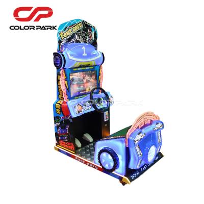 Cina Macchina da gioco per giochi arcade di corse a monete per bambini per divertimenti interni Materiale plastico in vendita