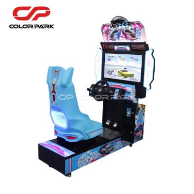 Cina Caratteristiche del Parco Colorato Luxury Coin-operated Racing Car Game Machine Simulator Intensità in vendita