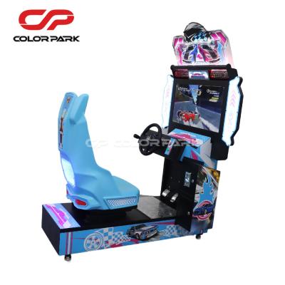 Cina Caratteristiche del Parco Colorato Luxury Coin-operated Racing Car Game Machine Simulator Intensità in vendita