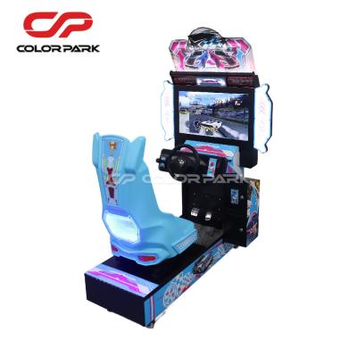 Cina Caratteristiche del Parco Colorato Luxury Coin-operated Racing Car Game Machine Simulator Intensità in vendita