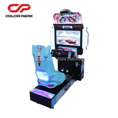 Cina Caratteristiche del Parco Colorato Luxury Coin-operated Racing Car Game Machine Simulator Intensità in vendita