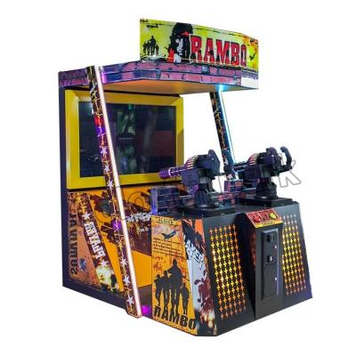 Cina Macchina da gioco sparatutto arcade a gettoni Simulazione realistica dello spingitore della moneta con pistola realistica in vendita