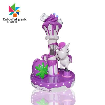 China 3 Spelers Amusement Park Machine Game For Kid Simulator Turn Horse Game Coin Operated Kiddie Rides Te koop