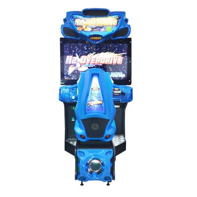 China Colorido simulador de condução de luxo Parque operado por moedas H2 Overdrive Arcade Racing Car Game Machine à venda