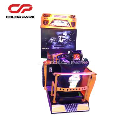 Cina Materiale di plastica Automobil Racing Arcade Machine Simulatore multi-gioco a monete 3 anni in vendita