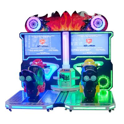 China Colorido Parque 2 Jogador Arcade Simulador de Direção Moto Game Machine com tela de 42 polegadas à venda