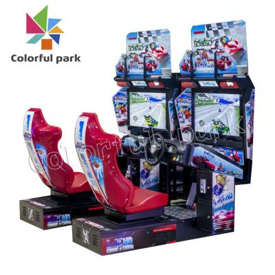 Cina Metal Construction 1-Player Outrun Car Racing Arcade Game Machine per età 3 anni in vendita