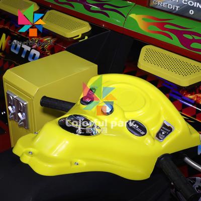 中国 メタルTTモトゲームマシーン 2 プレイヤー 豪華アーケード ドライブシミュレーター ゲームセンター 販売のため