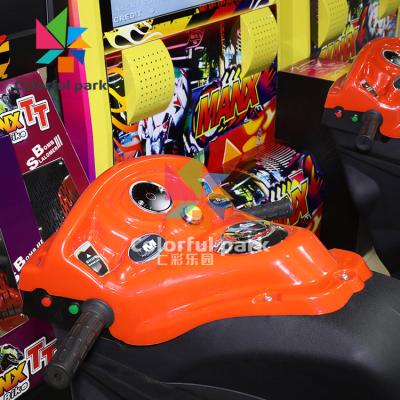 中国 メタルTTモトゲームマシーン 2 プレイヤー 豪華アーケード ドライブシミュレーター ゲームセンター 販売のため