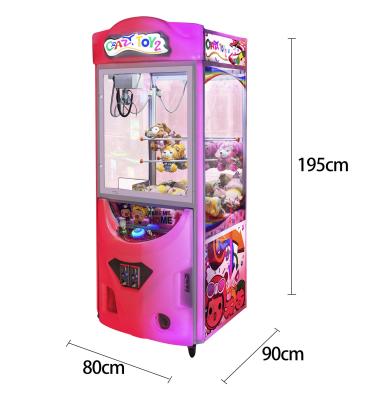 Cina Arcade Crane Claw Machine giocattolo a moneta con funzione di divertimento ed è personalizzato in vendita
