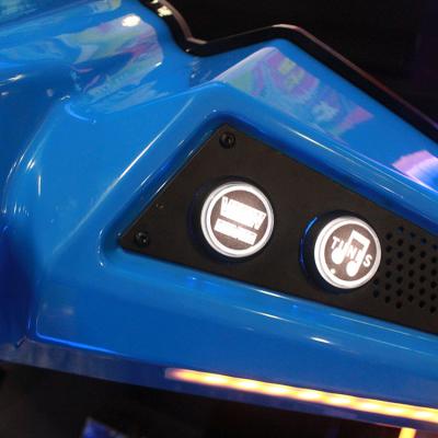 Cina Amusement Game Centers Materiale di plastica Simulatore di guida dinamico di lusso a monete in vendita