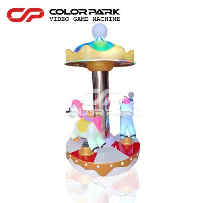 Cina 3 giocatori Parco di divertimenti Gioco macchina per bambini Simulatore Turn Horse Gioco moneta gestito Kiddy Rides in vendita
