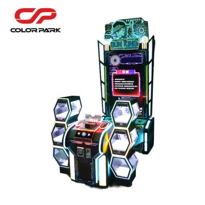 Cina Grandi divertimenti Parco colorato Macchina arcade Divertimento Amusement pistole Target Coin Operato Giochi Machine Shooting Video Game in vendita