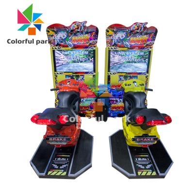 Cina Colorful Park 2 Player TT Arcade Driving Simulator Moto Game Machine con schermo da 42 pollici in vendita
