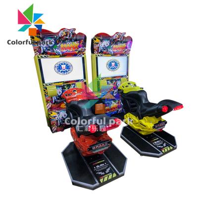 Cina Colorful Park 2 Player TT Arcade Driving Simulator Moto Game Machine con schermo da 42 pollici in vendita