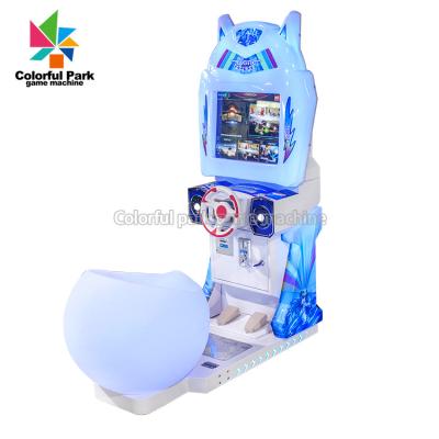 中国 EUプラグ カラフルパーク キディライドシミュレーター カーレースゲーム マシン コイン操作 アークードゲームマシン 販売のため