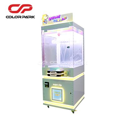 Cina Parco di divertimento colorato all'interno Macchina di gioco di divertimento a moneta con giocattolo di peluche in vendita