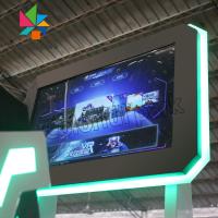 China Commercial Kiddie Ride Car with LED Lights and Music for Amusement Park 2 Adults 1 Child for sale