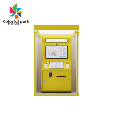 China CE-Zertifikat Farbenfrohe Park-Münze Betriebener Foto-Raum Arcade-Fotostand In Kürze zu verkaufen